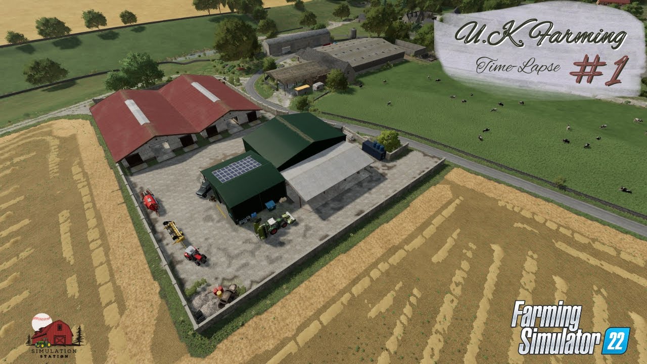 "Combines, Carting, and Cutting" - U.K. Farming - Ep. 1 - YouTube