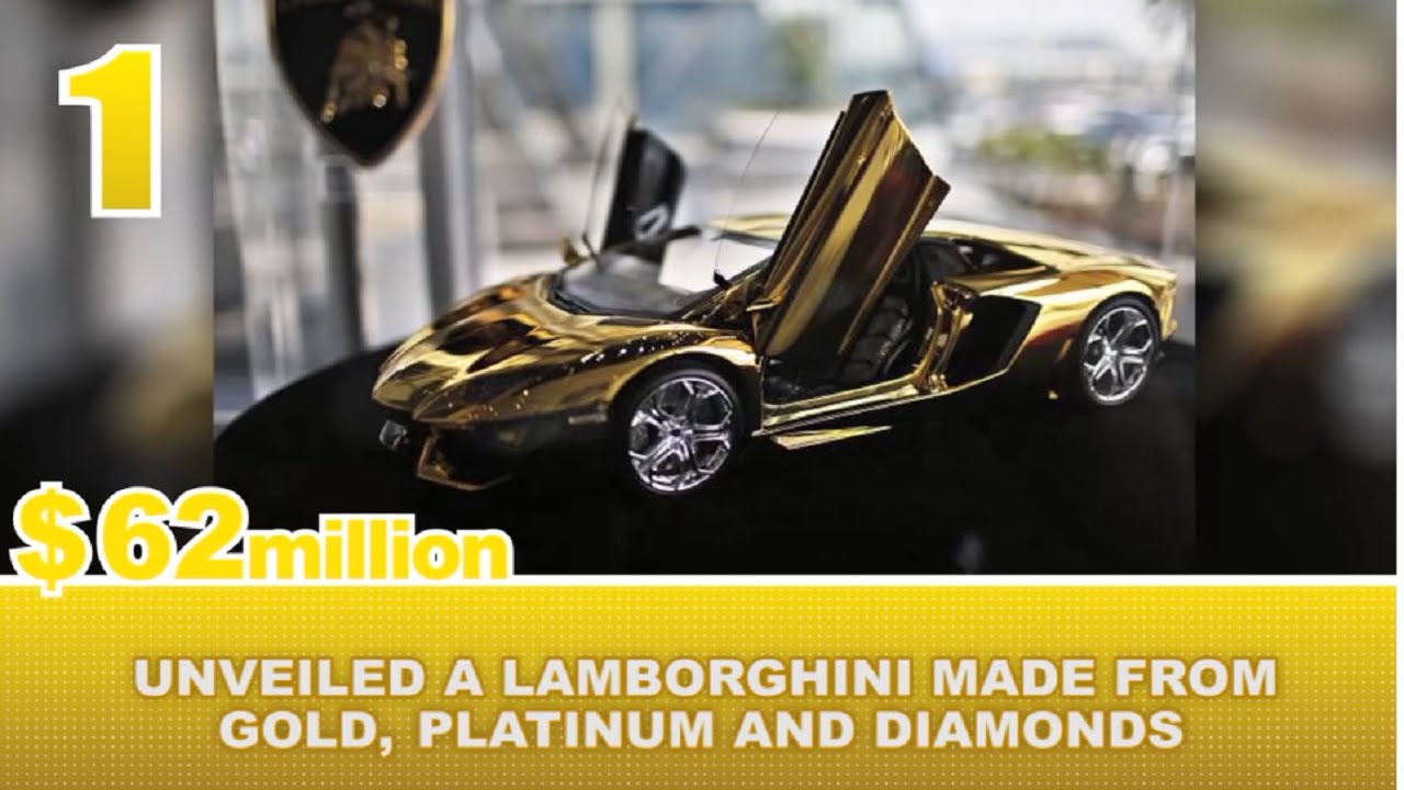 Top of Most Expensive Gold Items In the World - YouTube