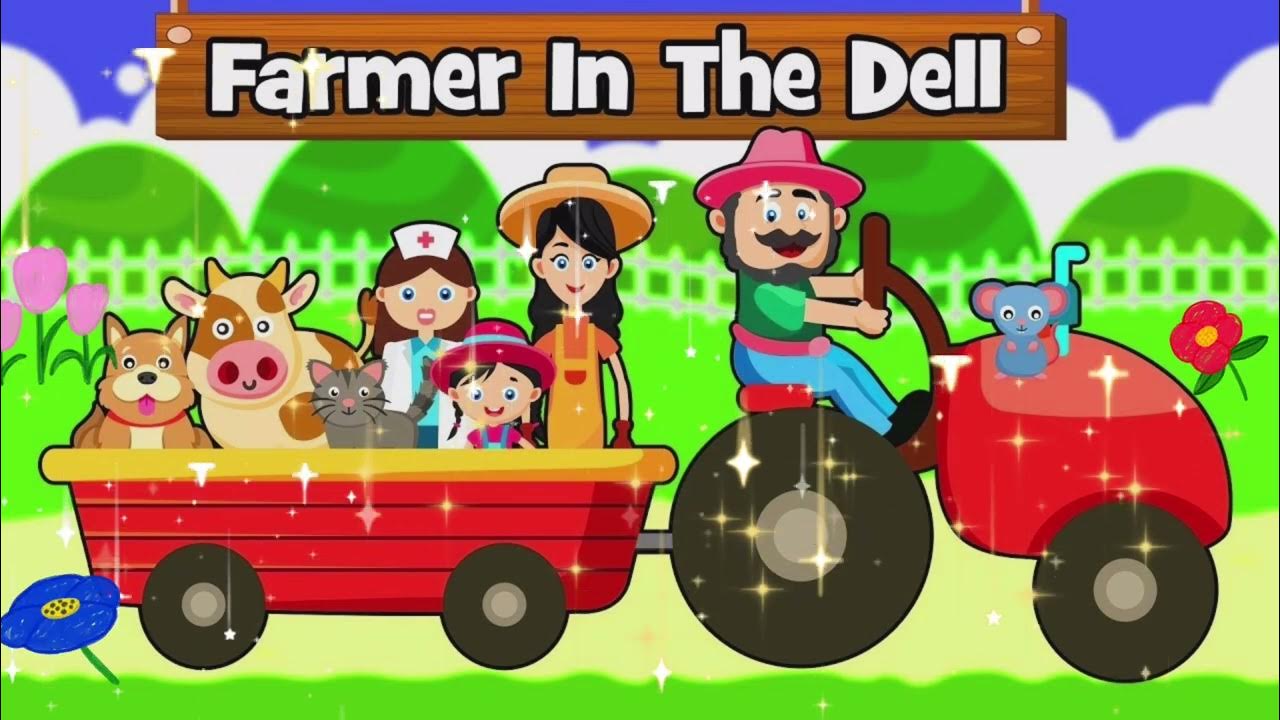 The Farmer In The Dell | Kids Songs - YouTube
