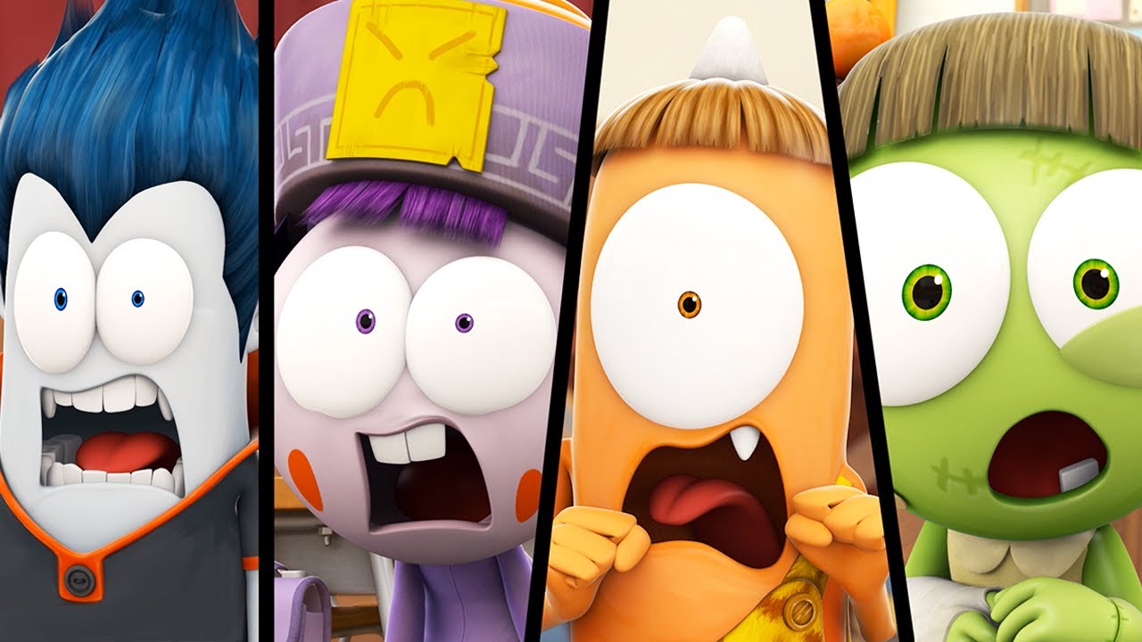 Funny Animated Cartoon | Spookiz Season 1 - Wiggle Wiggle | 스푸키즈 ...
