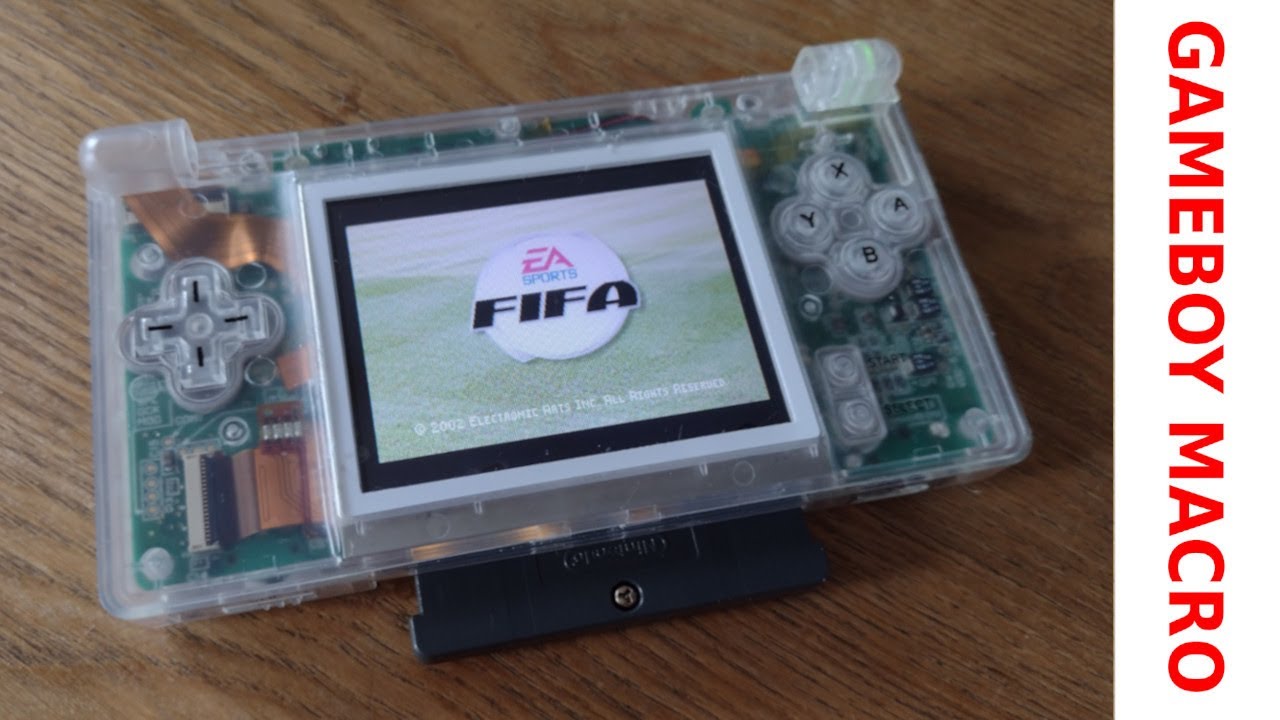 Transparent GameBoy Macro. A Fantastic Crystal DS Lite Mod. - YouTube