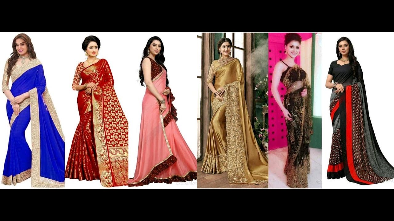 New Model Disigns saree || Latest New Year Saree 2020 - YouTube