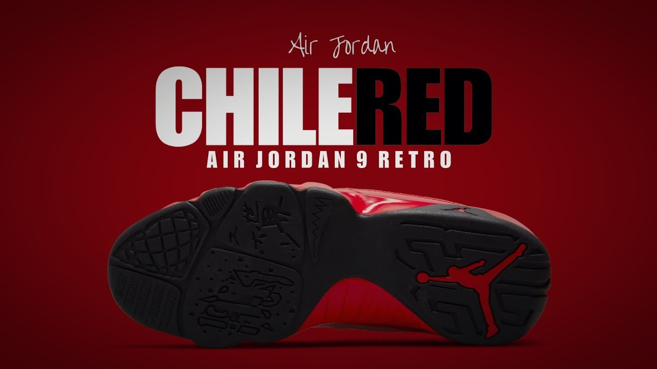 2022 CHILE RED Air Jordan 9 Retro DETAILED LOOK + OFFICIAL RELEASE DATE ...