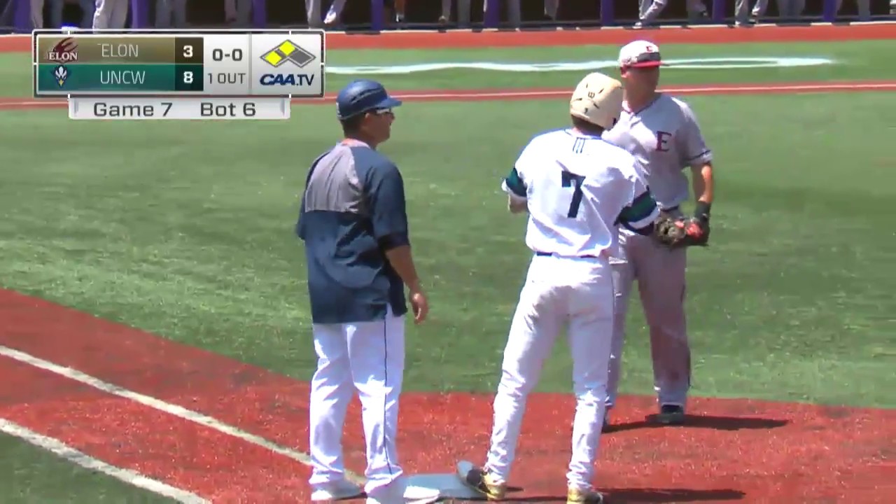UNCW Baseball Highlights - CAA Tournament GM3 Elon - (May 25, 2018 ...