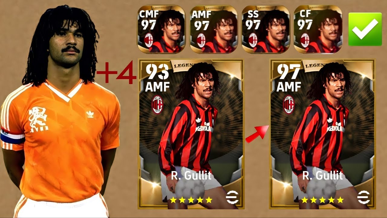 How to train LEGENDARY Gullit 97 | EFOOTBALL 2023 - YouTube