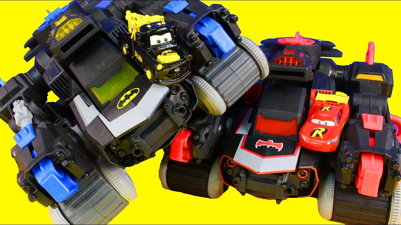 Lightning McQueen & Mater House Sit For Batman - YouTube