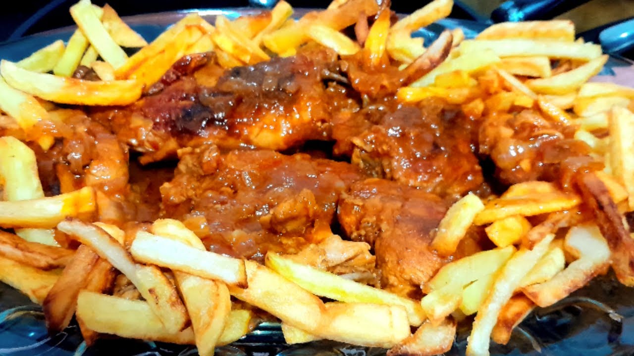 How to cook chicken with very delicious potato chips - YouTube