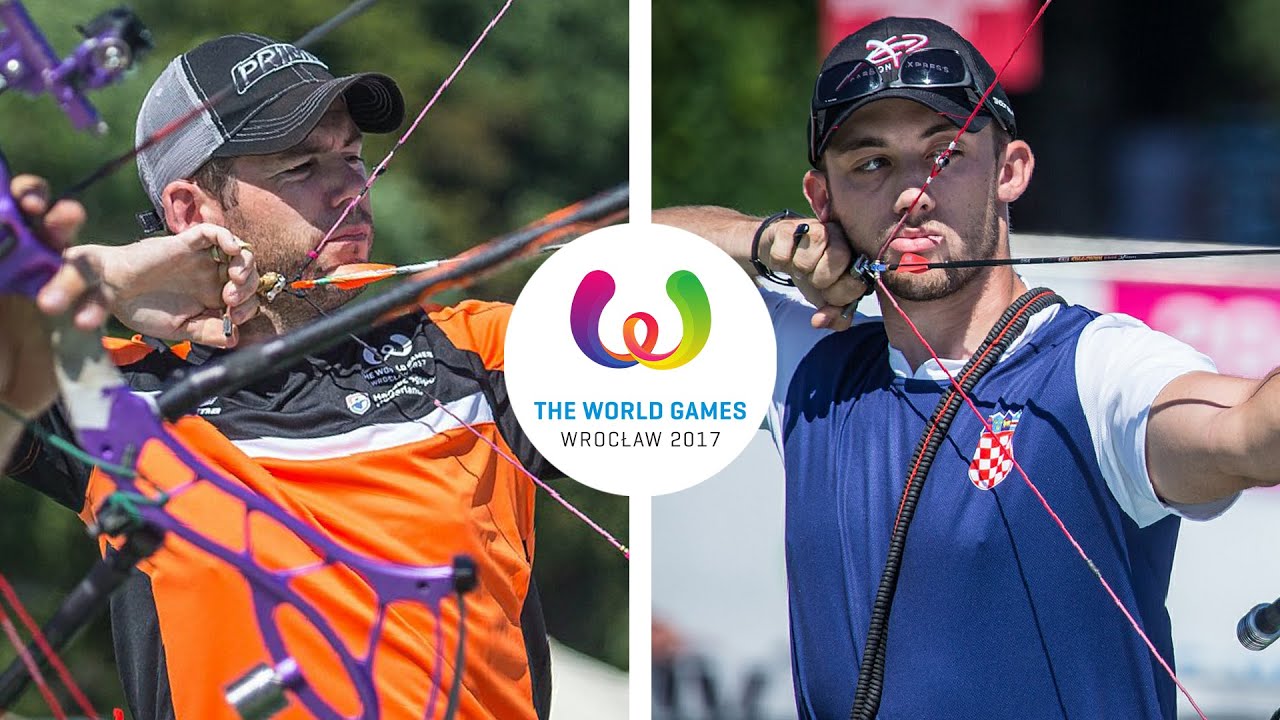 Peter Elzinga v Domagoj Buden – compound men's bronze final | Wroclaw ...
