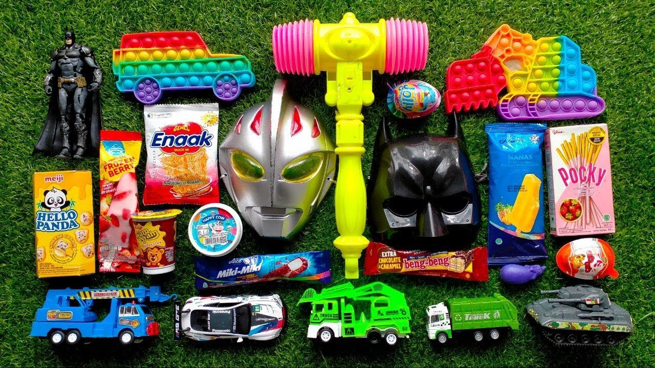 Hunting Es Krim, Mobil Mobilan, Dokteran, Surprise Egg, Permen Yupi ...