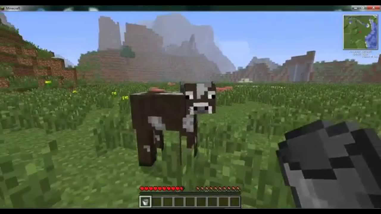 como conseguir la leche en minecraft - YouTube