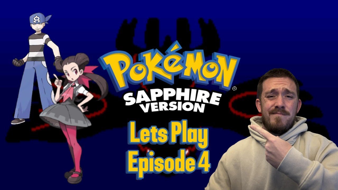 Pokemon Sapphire Let's Play Episode 4! Rustboro Gym Leader Roxanne ...