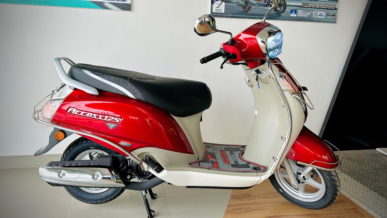 2024 New Suzuki Access 125 | New Colour | access 125 Red 🔥 Auto SHT ...