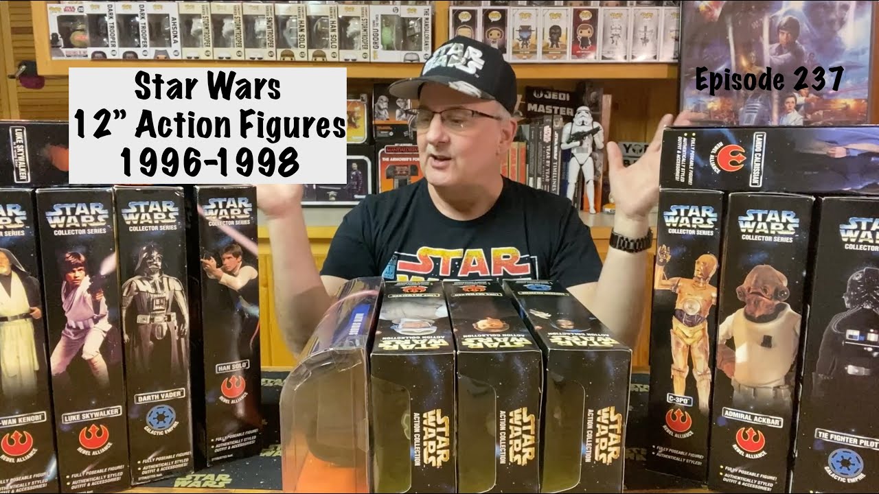 E237 Star Wars 12" Action Figures From 1996-1998. (Original Trilogy ...