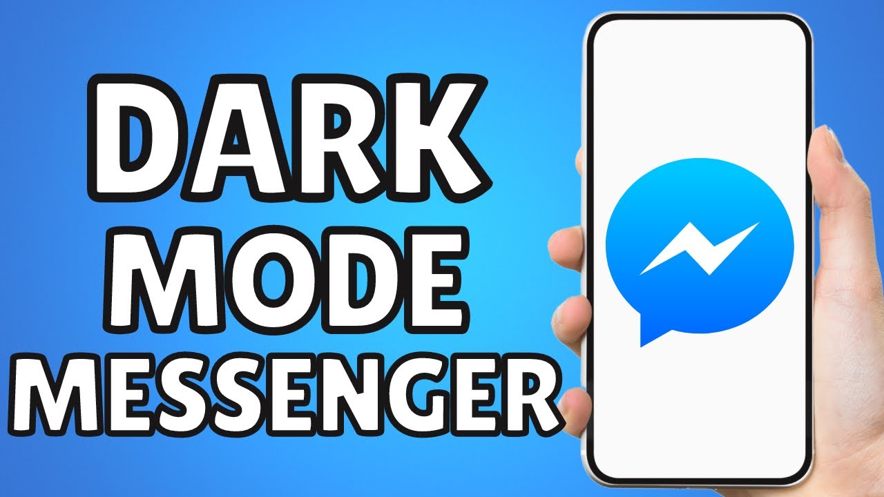 How To Enable Dark Mode On Messenger - YouTube