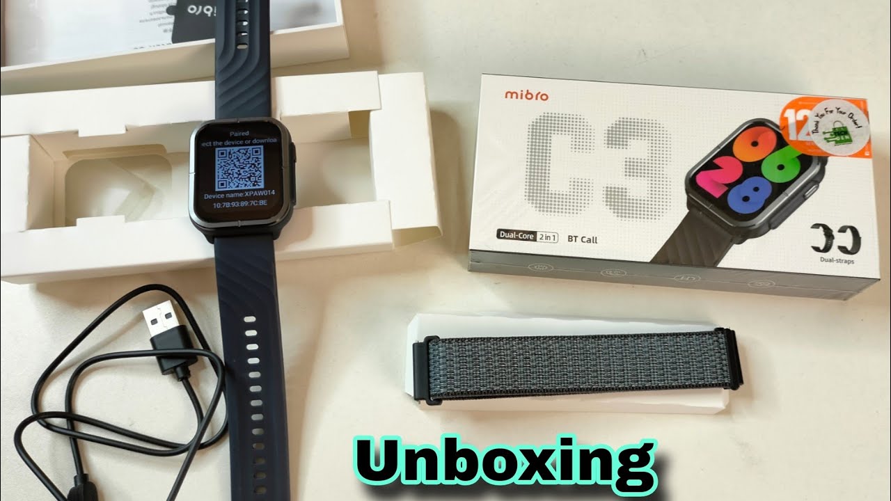 Mibro C3 Calling Smartwatch Unboxing & First Look || Tech Den || Tech ...
