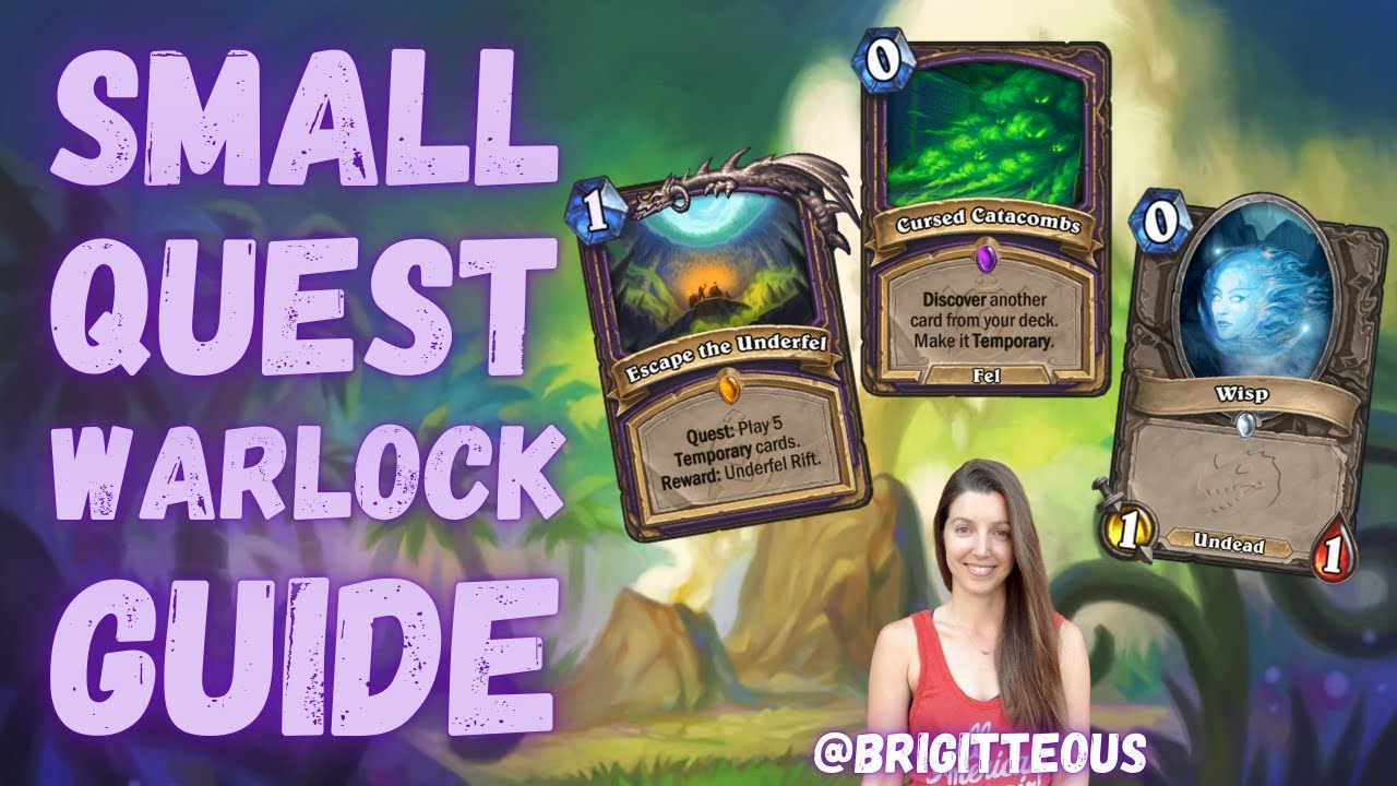 Small Quest Warlock Guide 😈 Hearthstone - YouTube