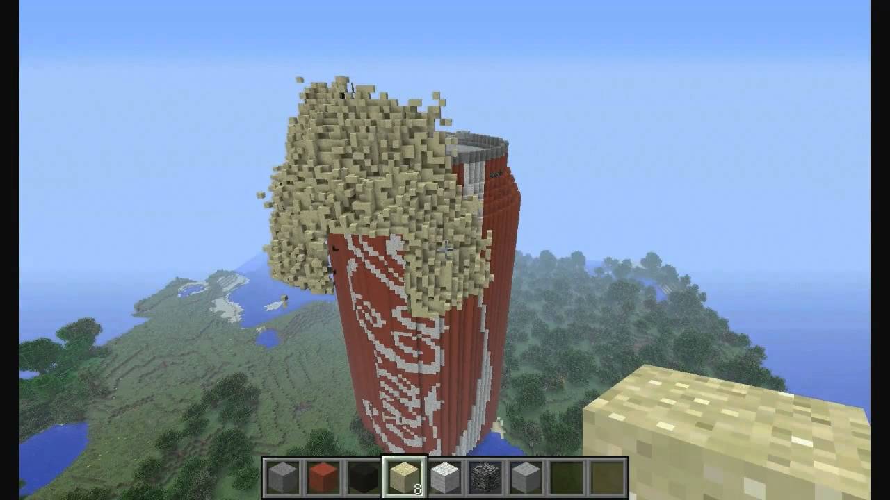 Minecraft COLA + MENTOS Explosion !!? - YouTube