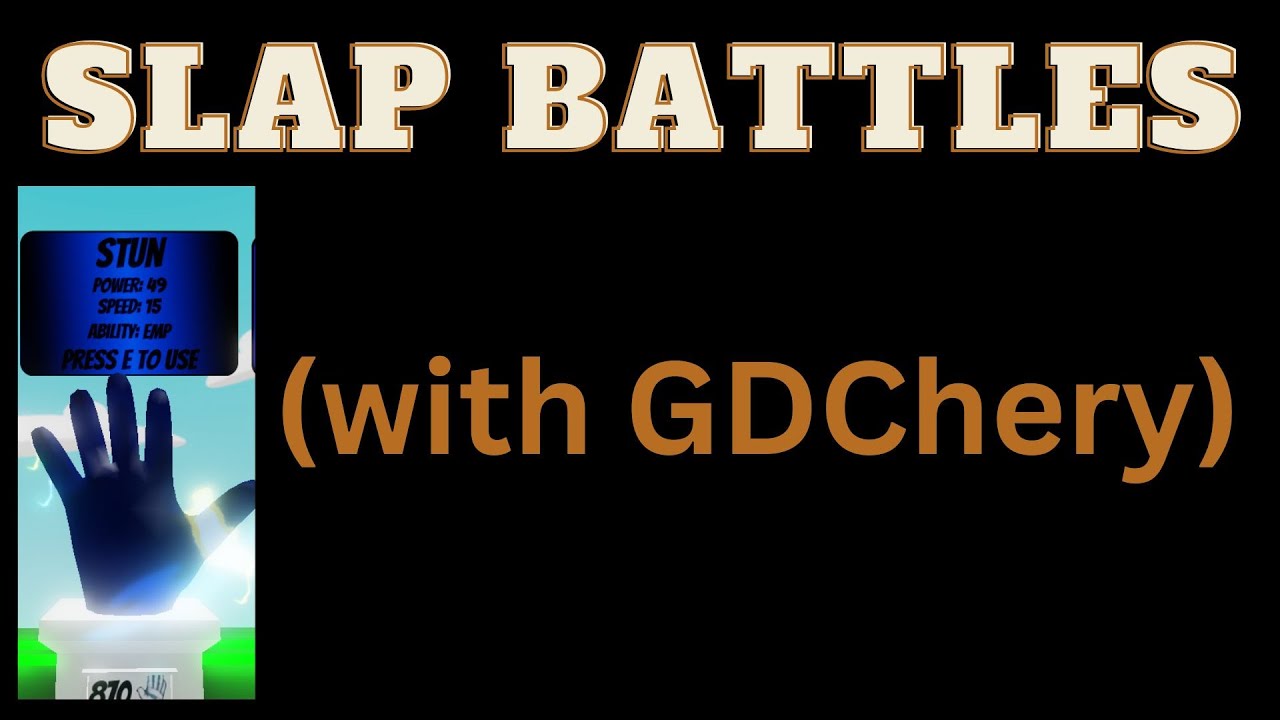 SLAP BATTLES but the Stun Glove is ACTUALLY funny. - YouTube