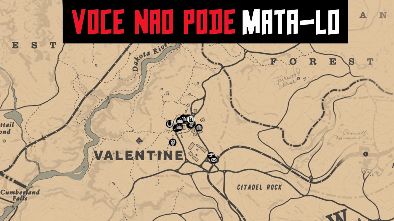 O único NPC que você não pode matar em Valentine - RDR2 - YouTube