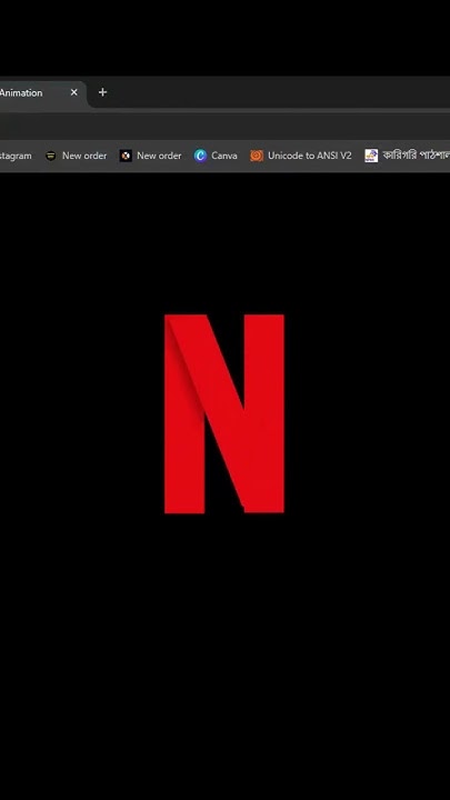 How to Create Animated Netflix Logo Using HTML & CSS - YouTube