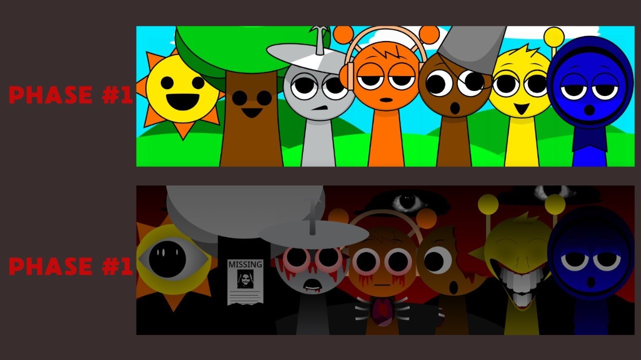 Incredibox Sprunki Mix: Phase 1 VS Phase 2 - YouTube