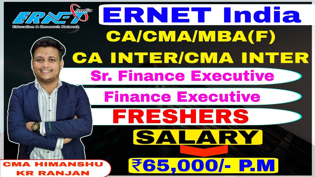 ERNET India Recruitment 2023 | CA/CMA/MBA(F)/CA INTER/CMA INTER ...