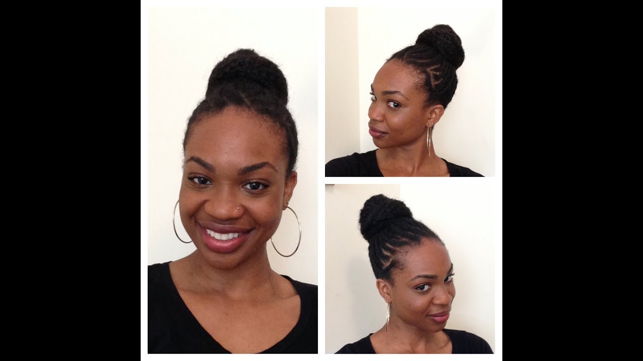 Versatile Flat Twist High Bun (Three Ways) - YouTube