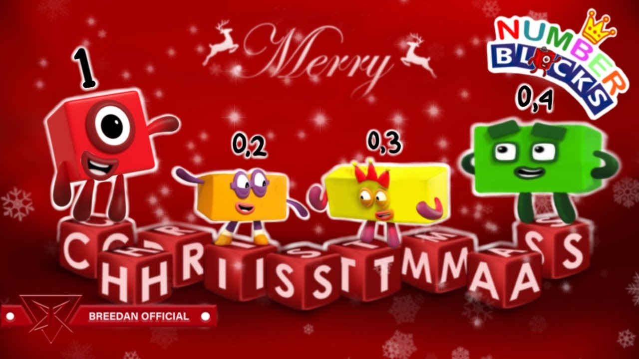 Numberblocks - Christmas Numberblocks Halves 0.2 - 0.3 - 0.4 Magic ...