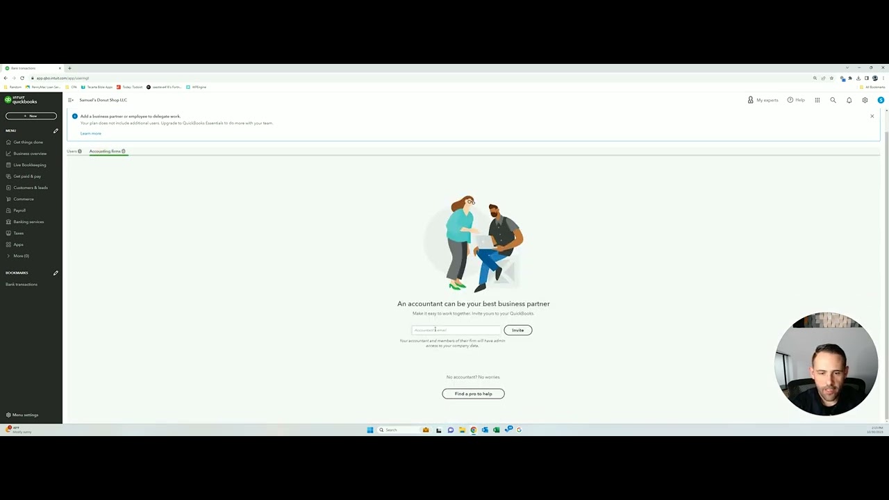How to Invite Your Accountant in QuickBooks Online - YouTube