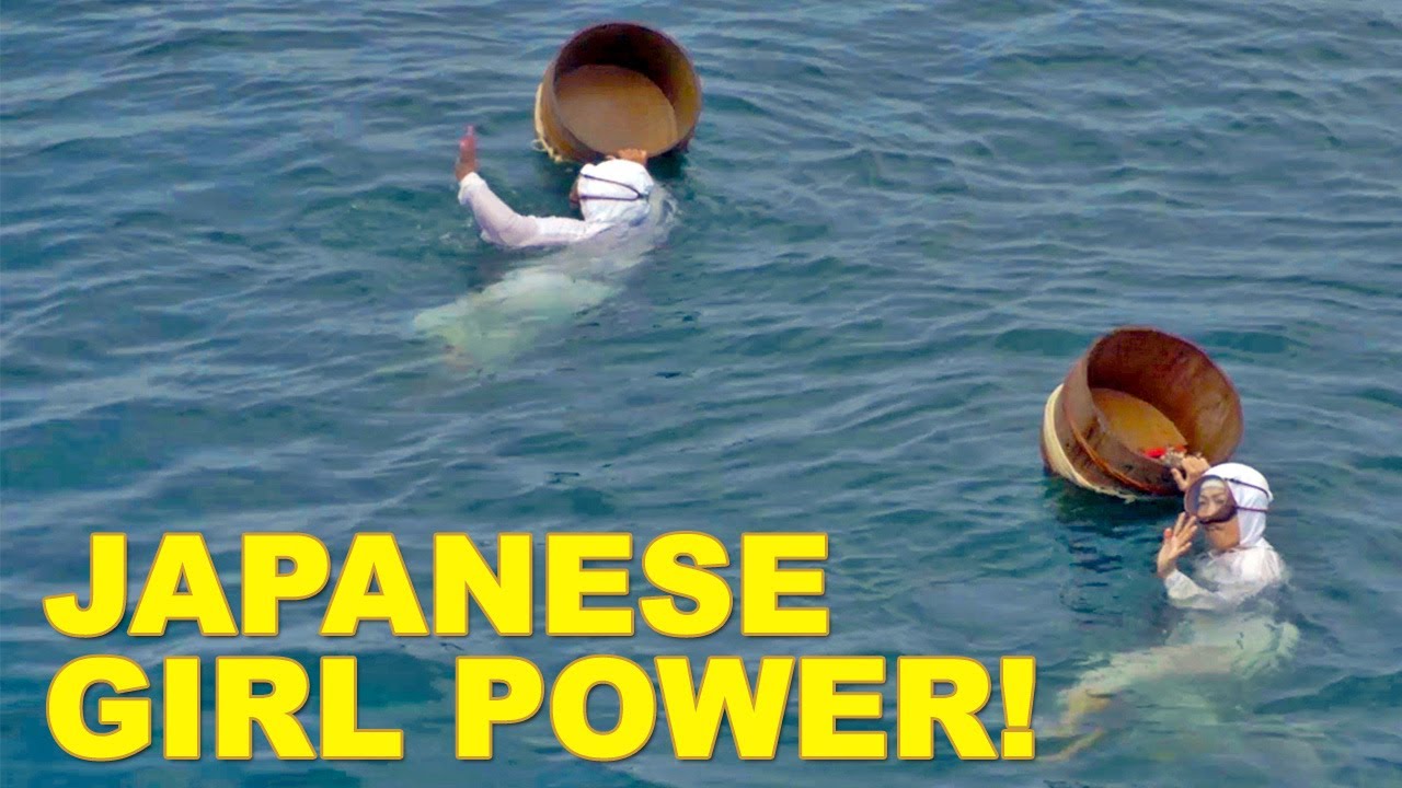 Ama Divers at Mikimoto Pearl Island (Ep5 Bonus Video) - YouTube
