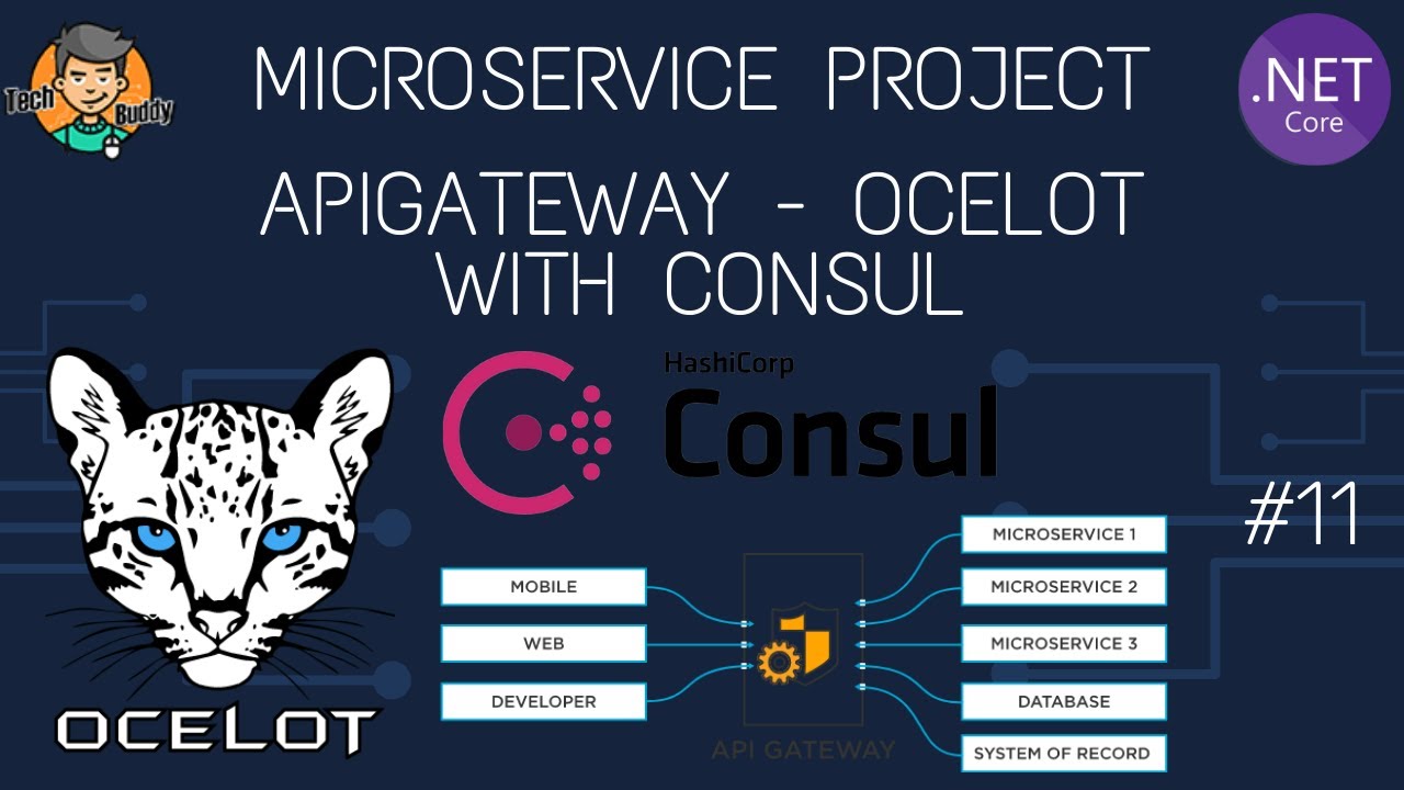B11 | Mikroservis Projesi ApiGateway + Ocelot + Consul Service Discovery - YouTube