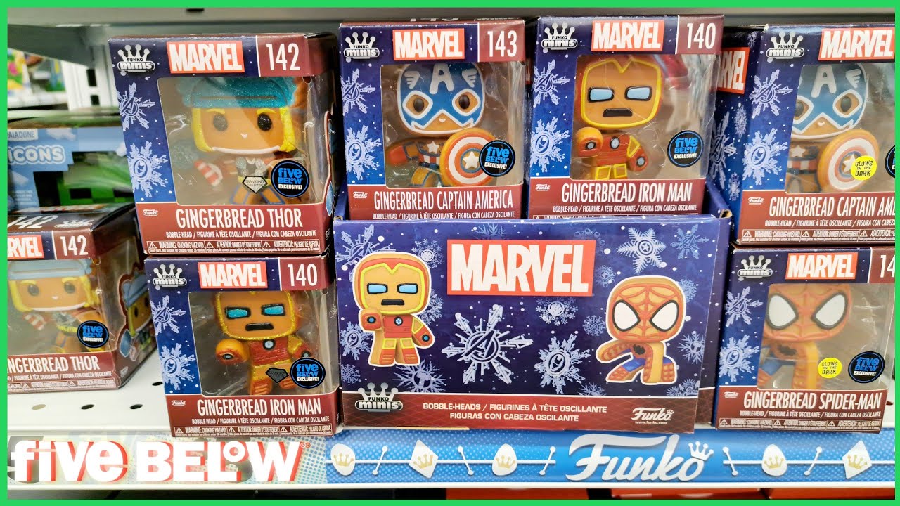 Funko Gingerbread Marvel Minis Are Ready for Action at Five Below - YouTube