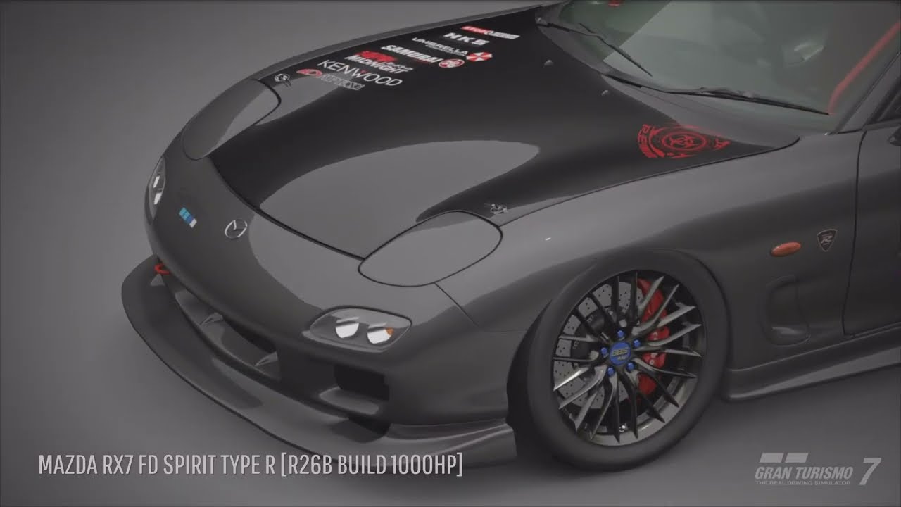 [GT7-PS5] DRIFTING COMPILATION RX7 FD R26B 1000HP BUILD - YouTube