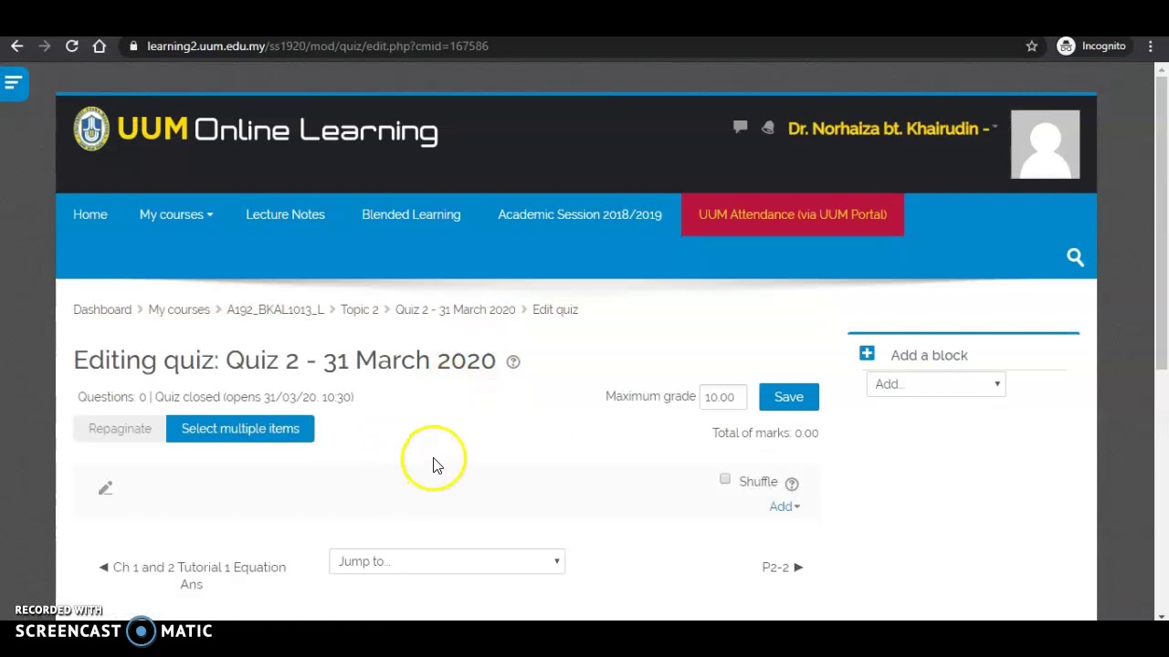 How to create Quiz using UUMOL . - YouTube