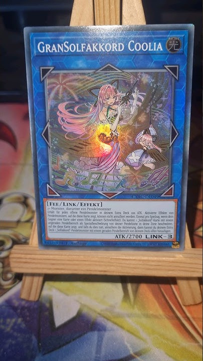 YU-GI-OH GranSolfachord Coolia Super Rare Cyberstorm Access 2023 - YouTube