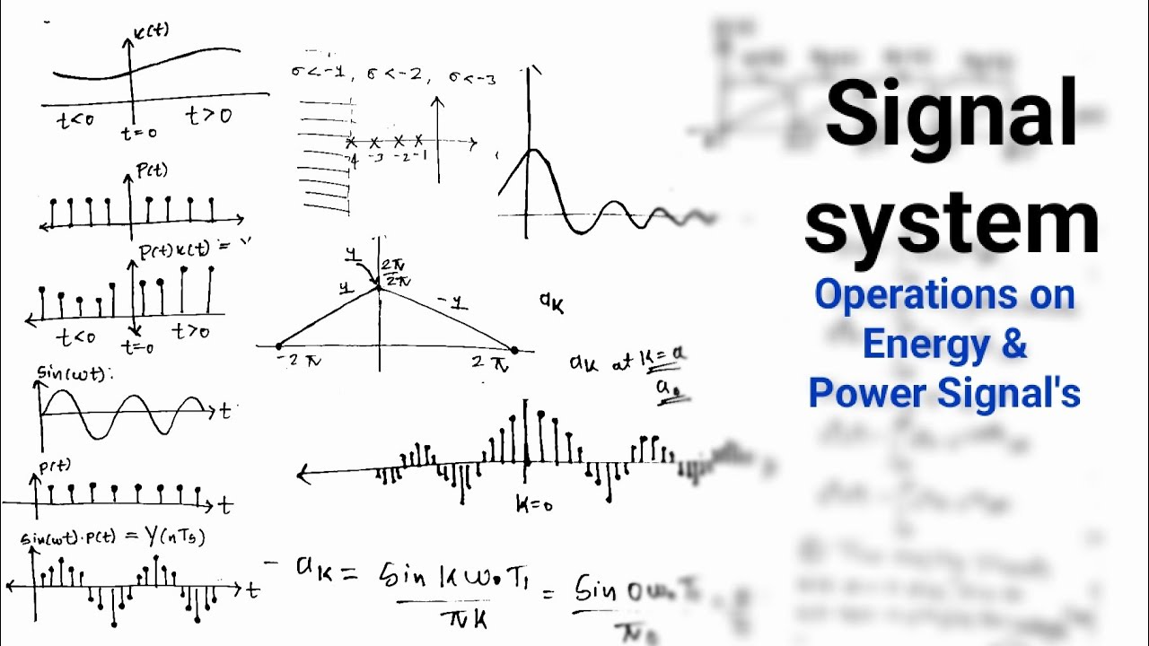 Operations on Energy and Power signal. - YouTube