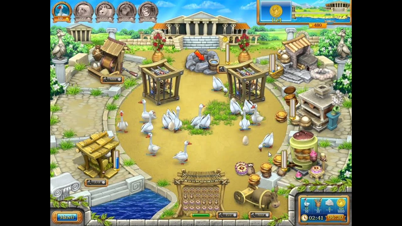 Farm Frenzy Das Antike Rom kapitel 1 level 13 - YouTube