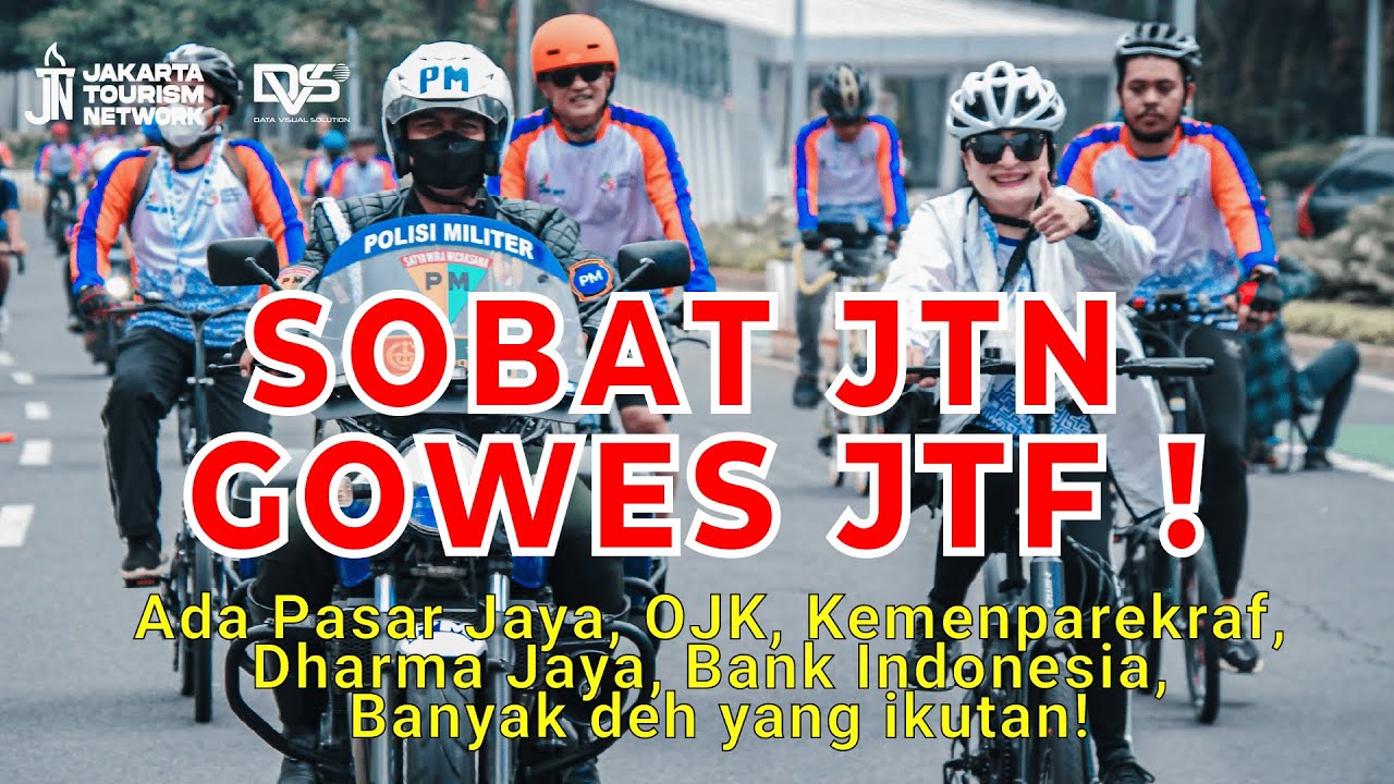 Gowes JTF X Pasar Jaya - YouTube