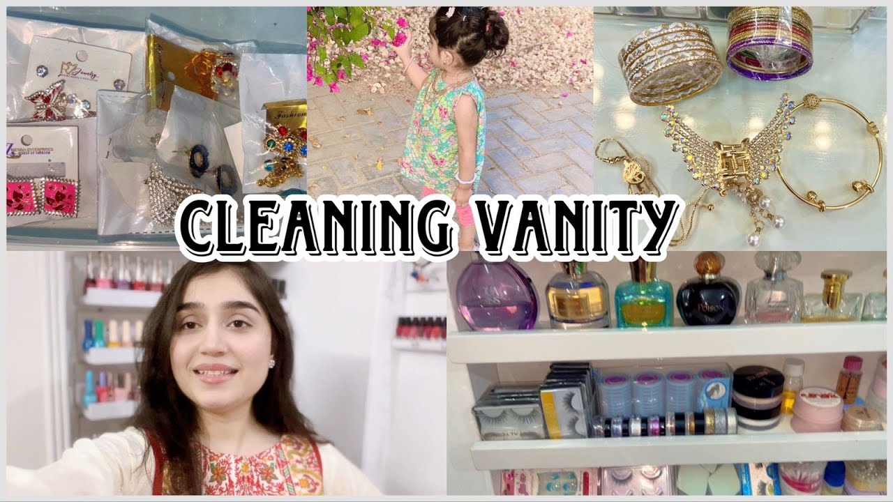 Home routine |Cleaning Vanity| - YouTube