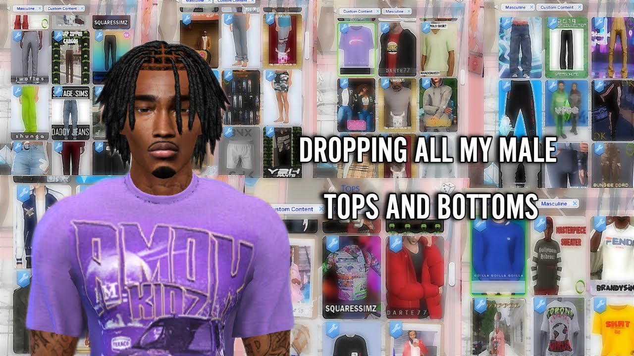 DROPPING ALL MY MALE TOPS & BOTTOMS 2024! - YouTube