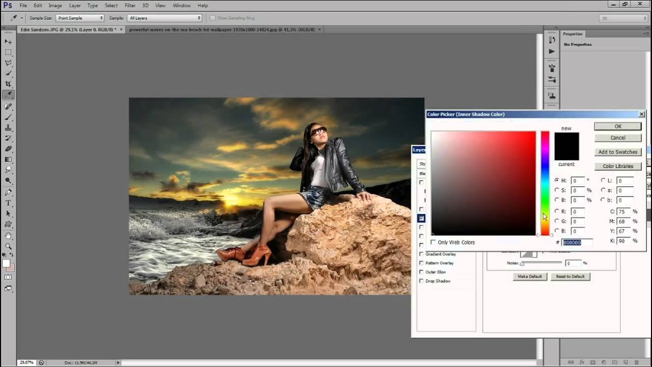 How To Adding Dramatic Sky - Photoshop CC Tutorials - YouTube