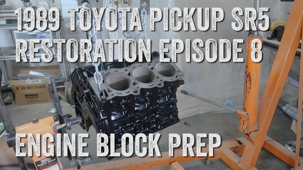 Engine Block Prep - 1989 Toyota Pickup Restoration Ep 8 - YouTube