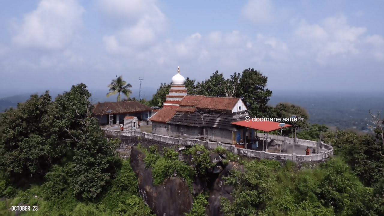Lord Shiva's Karinjeshwara Temple Drone View| Boo Kailaasa #kantara # ...