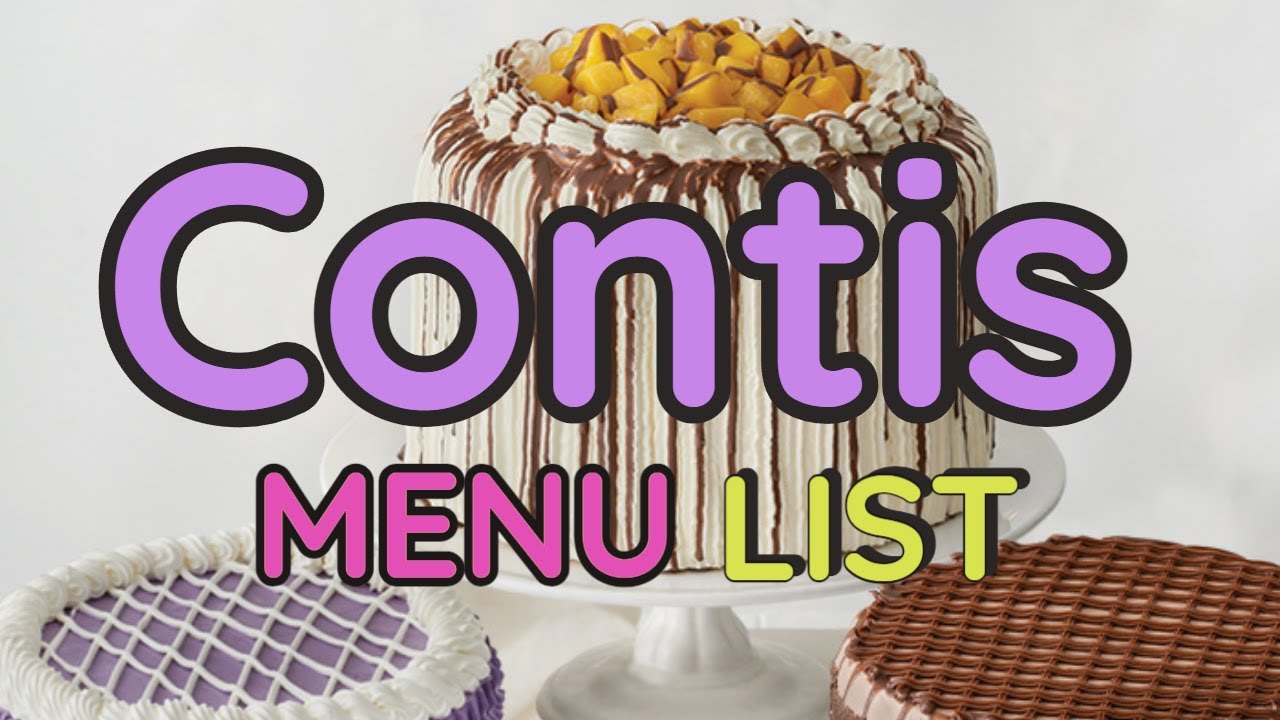 Contis Menu Prices [Philippines Restaurant Menu] - YouTube