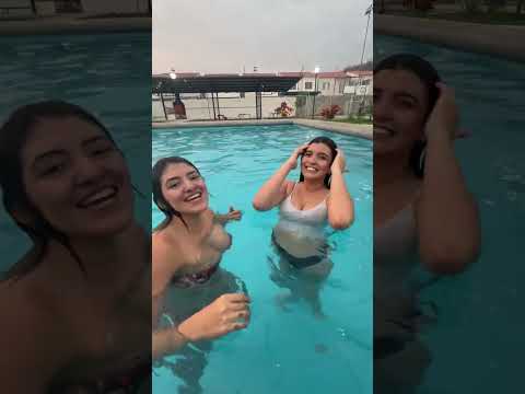 I tried the pool challenge with my friend, and this is what happened