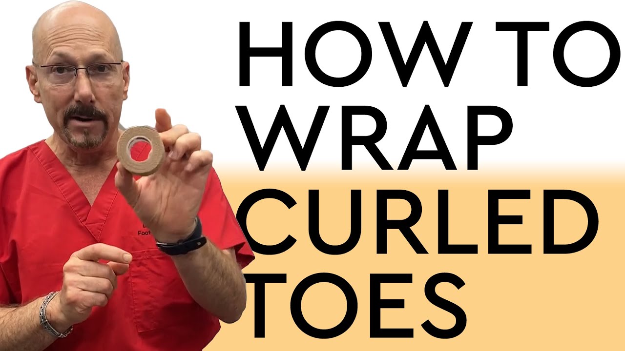 How to Wrap Curled Toes - YouTube