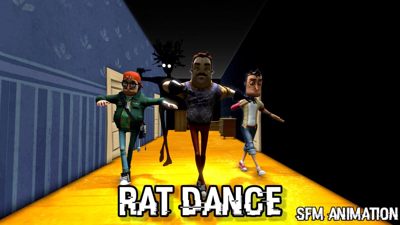 RAT DANCE/Hello Neighbor SFM animation #helloneighbor #sfm # ...