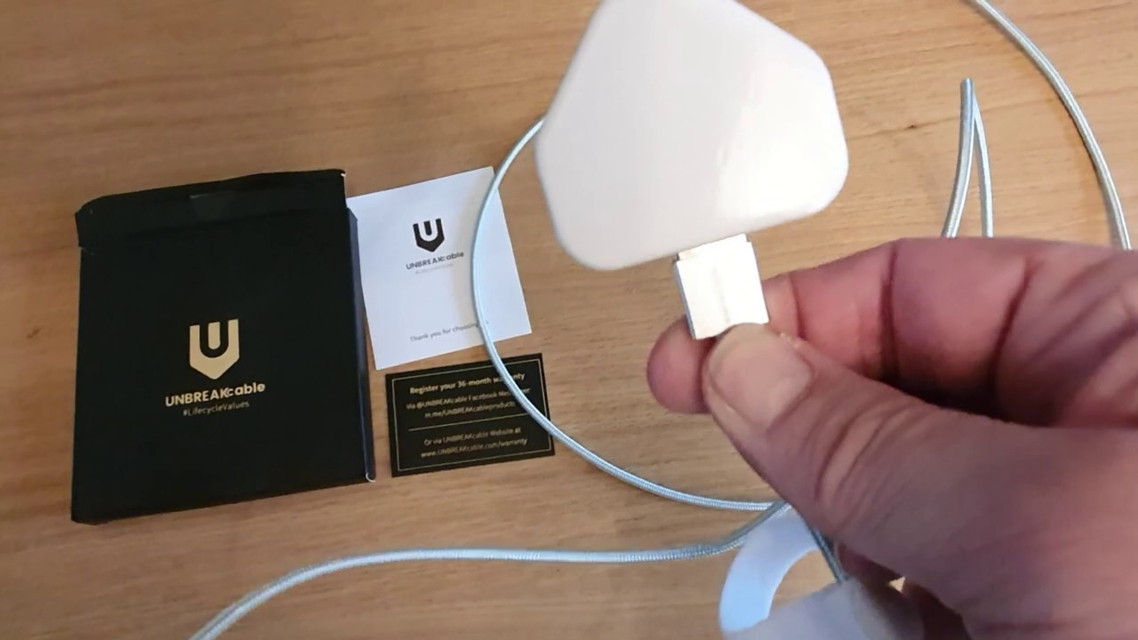 iPhone iPad Charging Cable Called UNBREAKcable (Not Apple) - YouTube