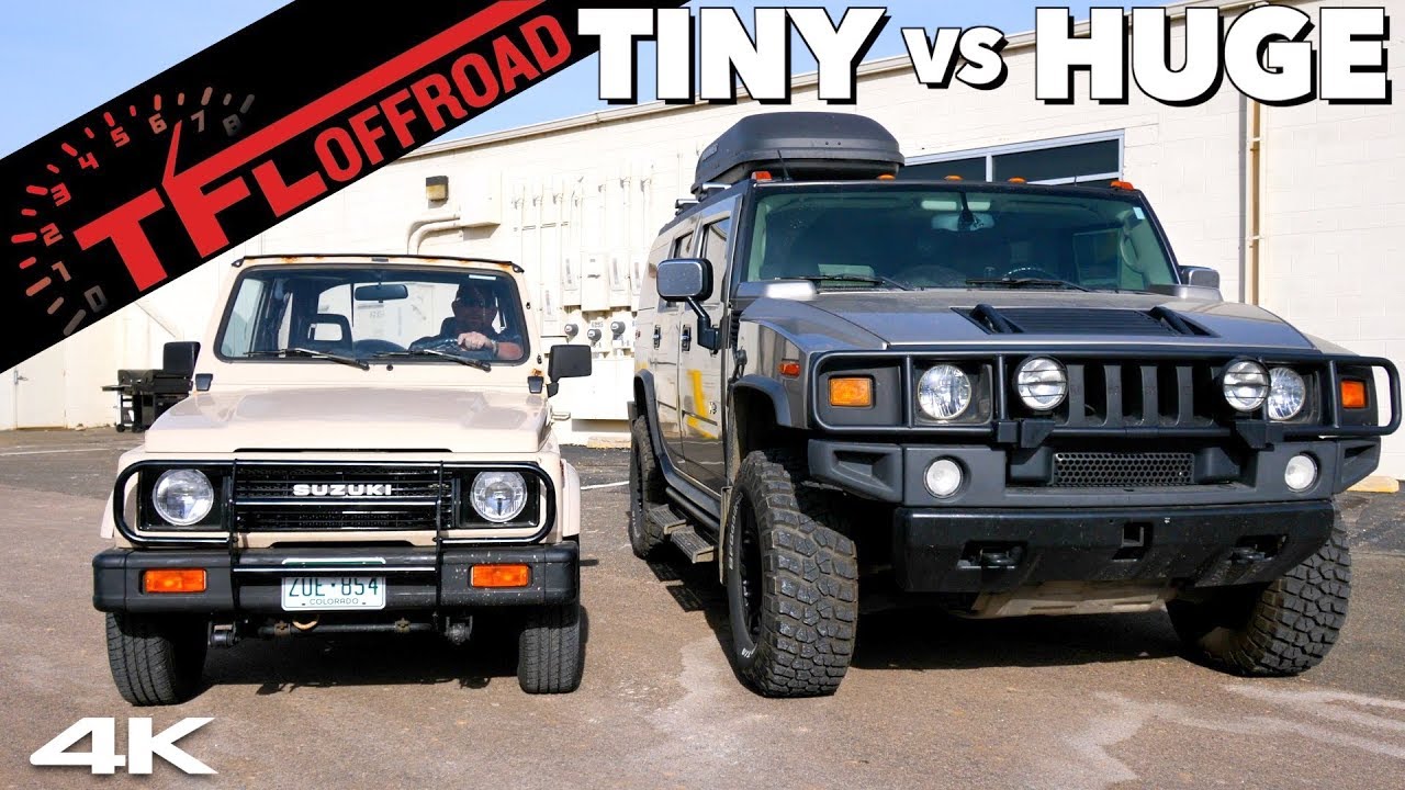 What's the Best Off-Roader: Suzuki Samurai vs Hummer H2? No You're ...