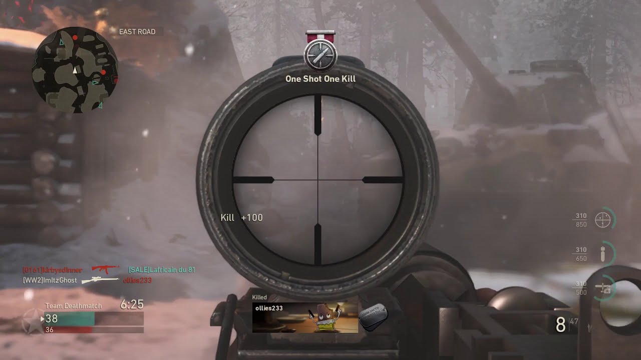 WW2 Sniper Gameplay Collateral Xbox One - YouTube